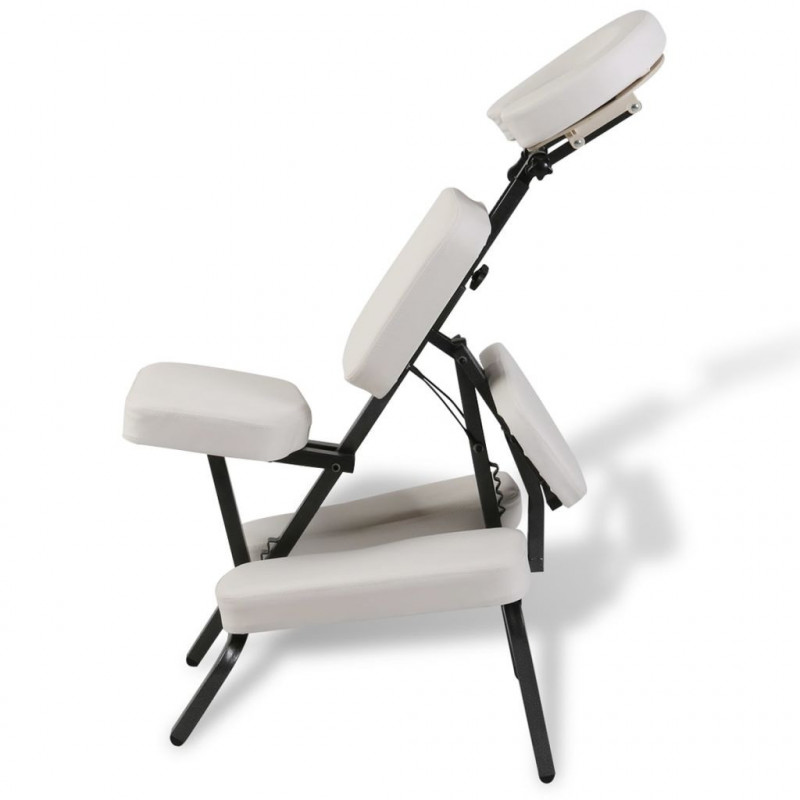 Habitium Chaise De Massage Pliante Et Portable Blanc 110102 Acheter